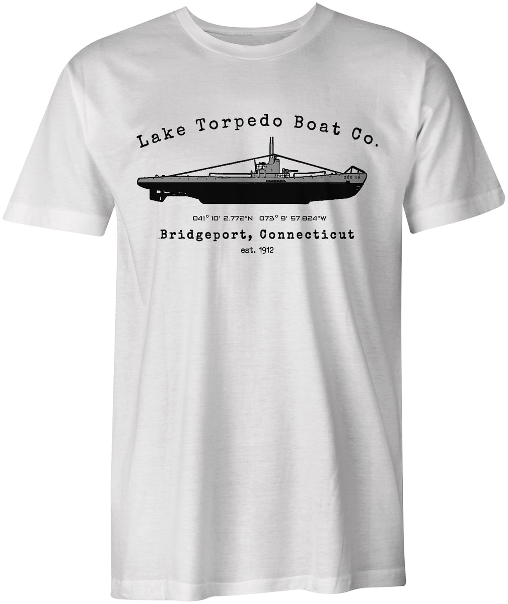 Lake Torpedo Boat Co. S-Class Submarine Bridgeport Connecticut T-Shirt ...