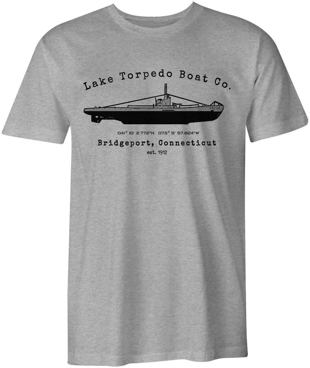 Lake Torpedo Boat Co. S-Class Submarine Bridgeport Connecticut T-Shirt ...