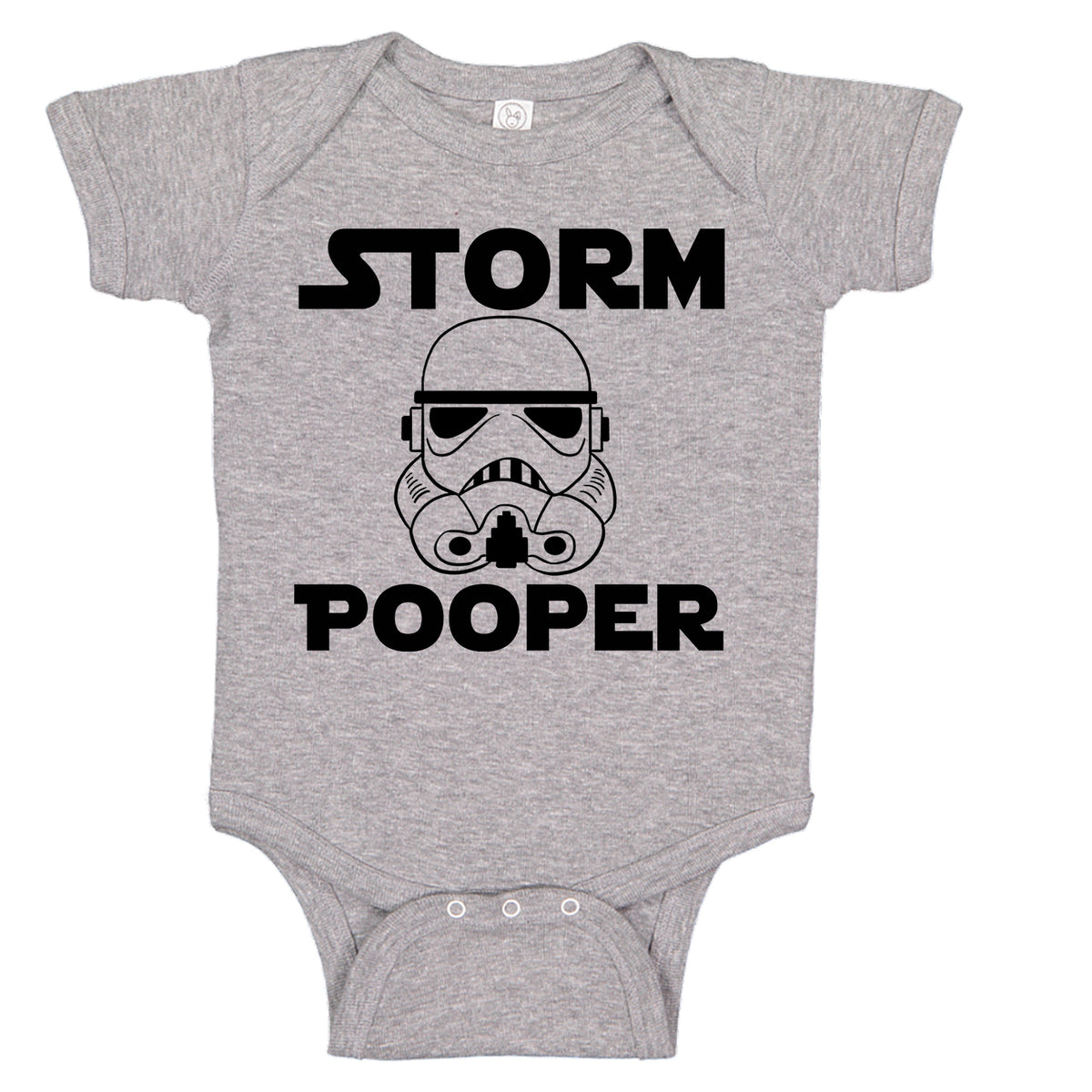 Ink Trendz® Storm Pooper Trooper Funny Baby One-Piece Bodysuit ...